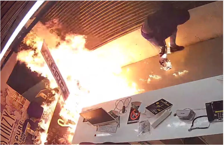 MI dumbasses light themselves on fire while trying to rob a dispensary ...
