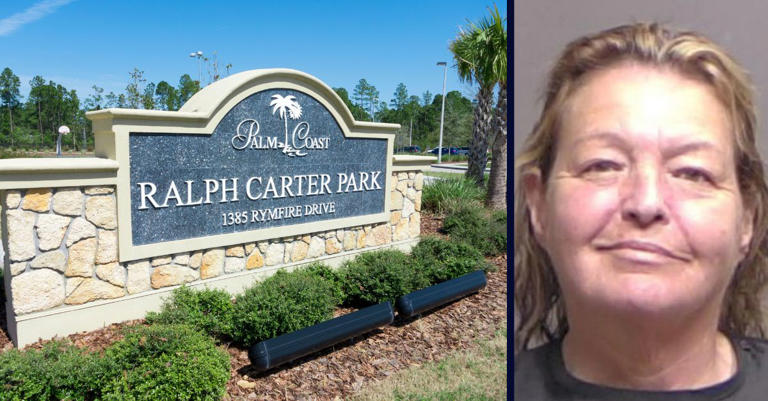 Smirking ‘granny’ locked 5 kids in park bathroom with pit bull outside ...
