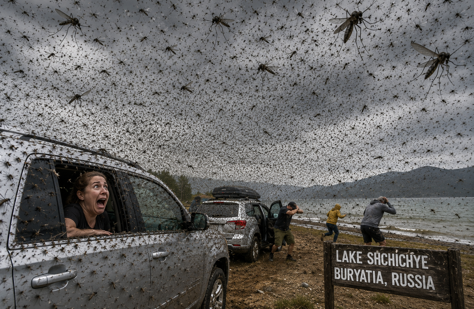 Plague of Mosquitoes With Parasites Swarming as Tourists Take Cover ...